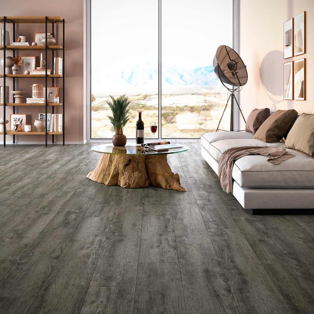 Ayton SPC Click Floor Dark Grey Rustic 2.23m2