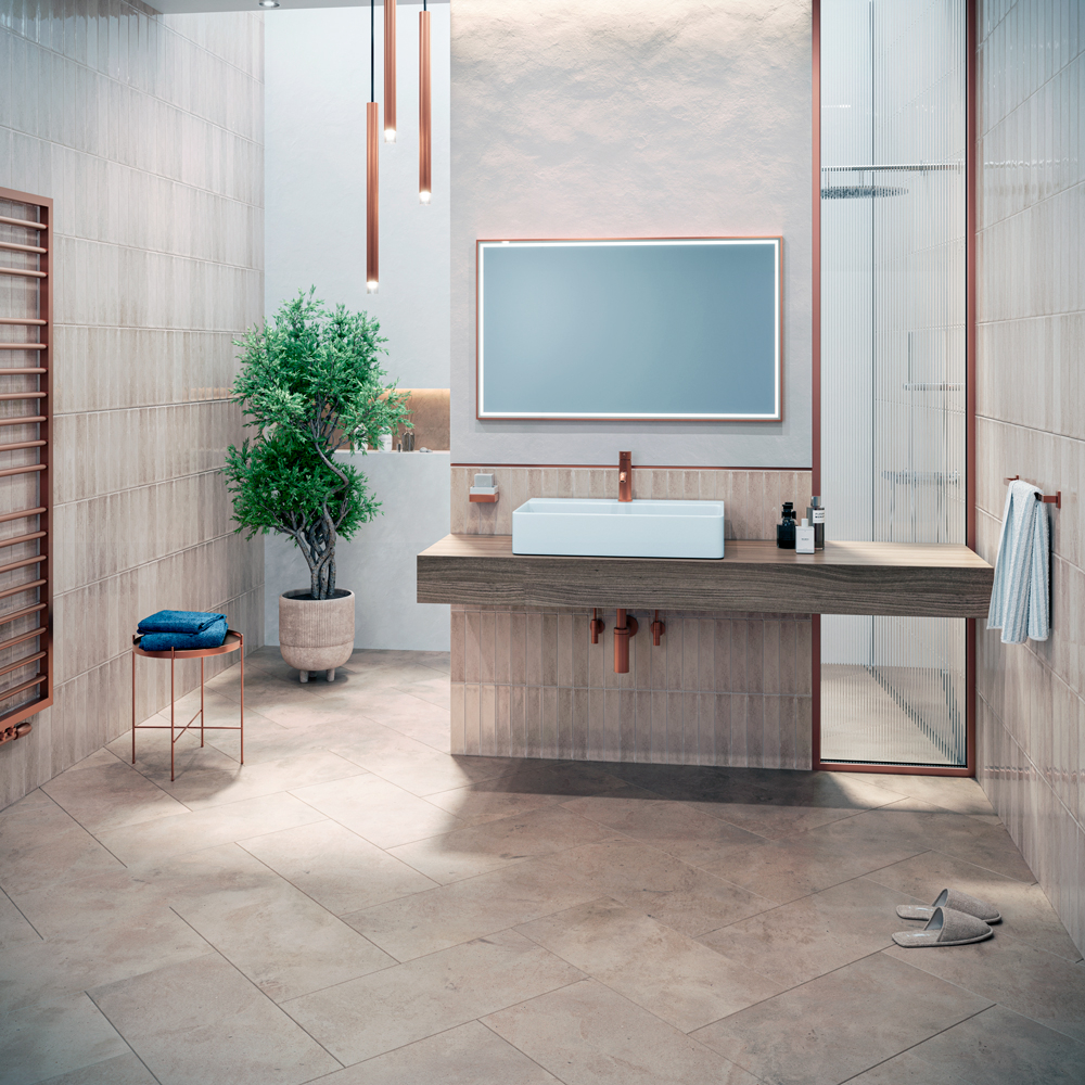 Ayton SPC Click Floor Light Sandstone 1.86m2