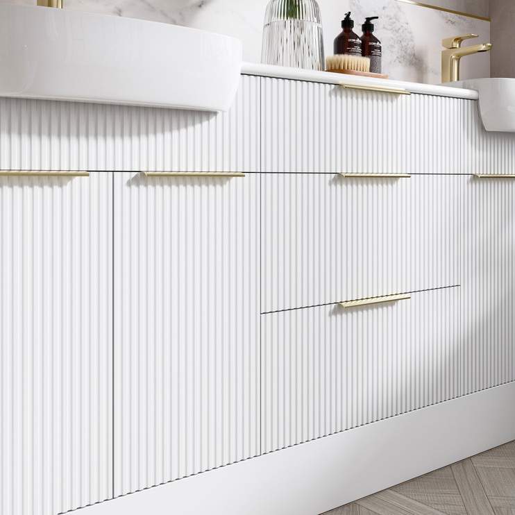 Termond Matt White Base End Panel - RDBS106159