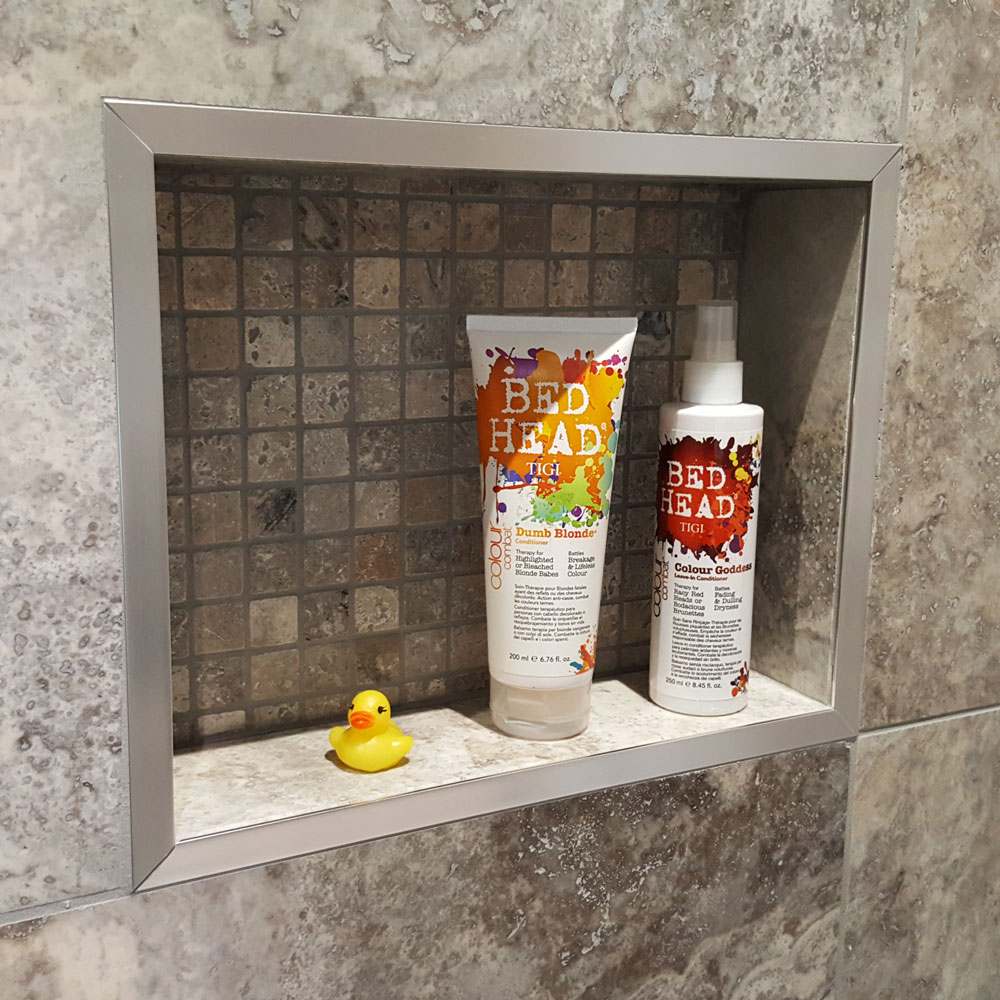 Abacus 350 x 240 x 100mm Tileable Recessed Waterproof Niche, EMSU-05-0010
