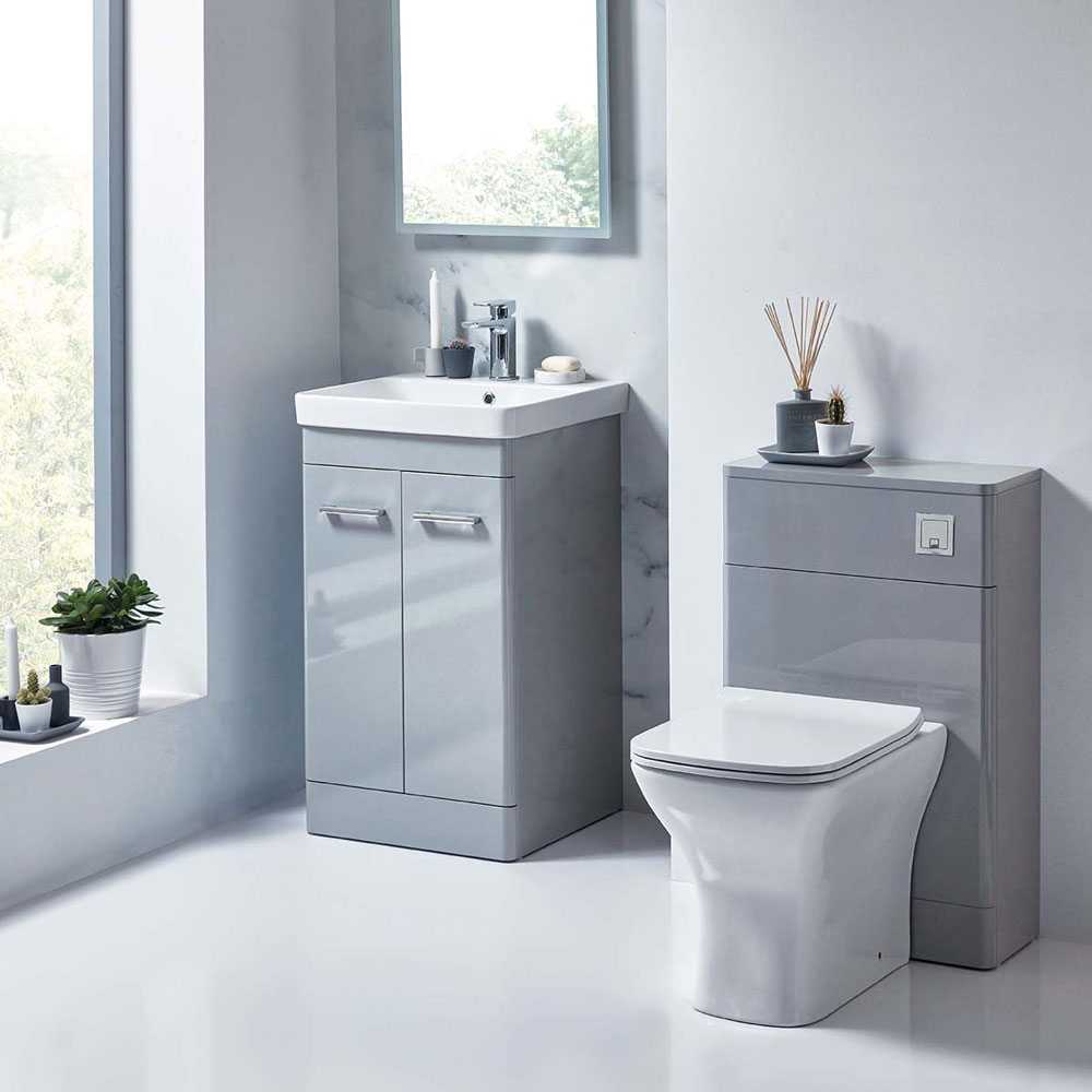Rossini 600 Vanity Unit in Gloss White - Scudo