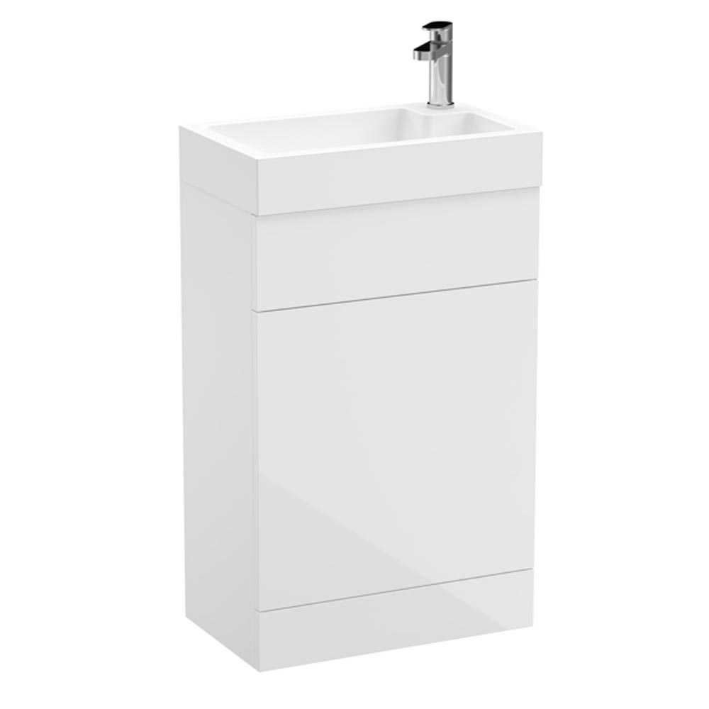 Athena Vault 2 in 1 WC & Gloss White Slimline Reduced Depth 305mm ...