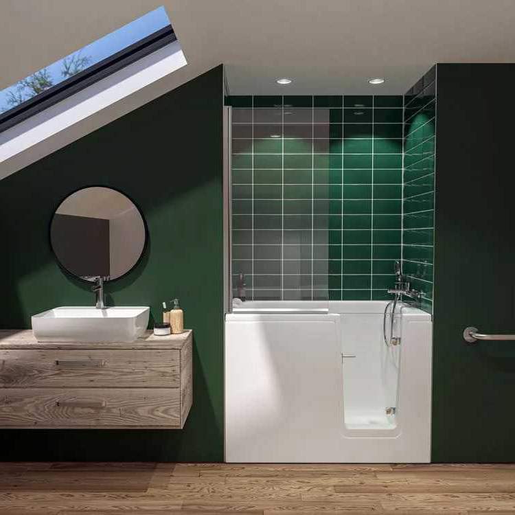 Mantaleda Priya Deep Soaker Bath - Accessible Baths | Rubberduck Bathrooms