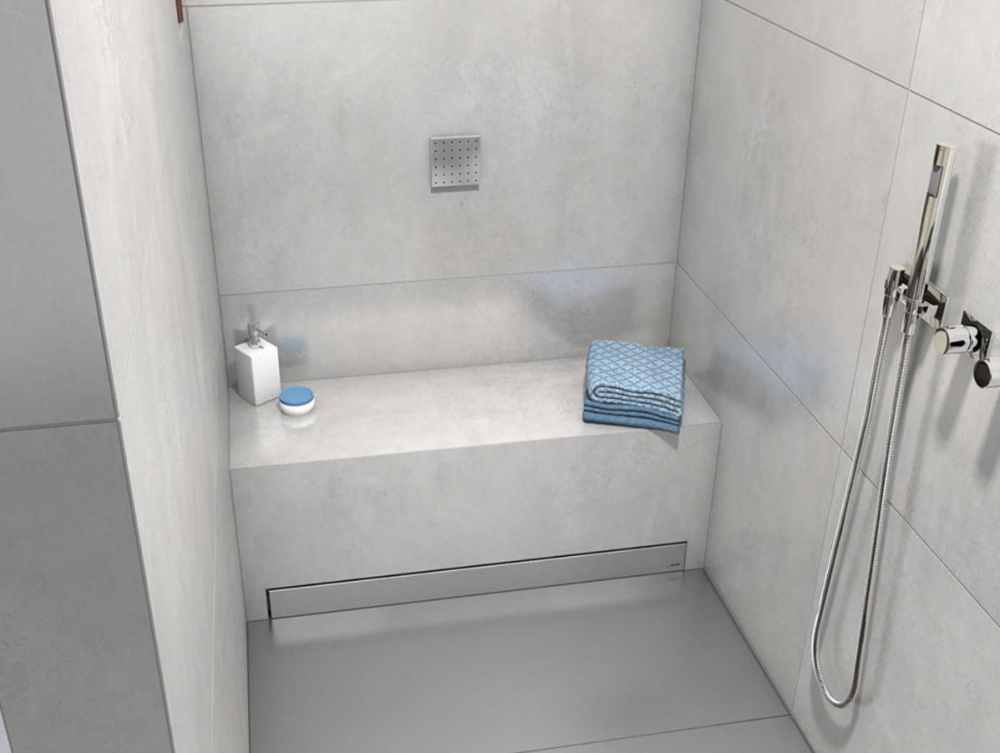 wedi Sanoasa Tileable Shower Bench - 900 x 380 x 454mm - 76447020